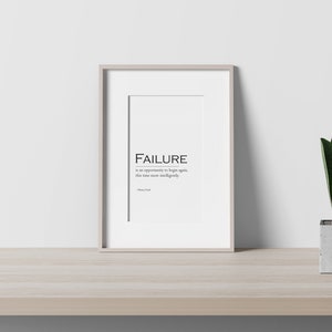 Failure is an Opportunity to Begin Again Henry Ford Quote, Digital ...