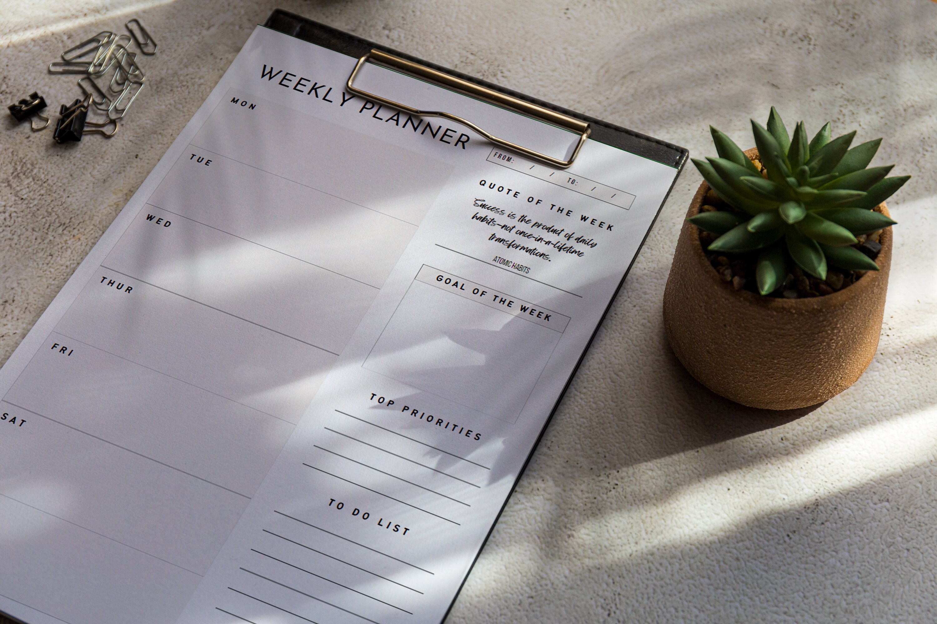 54 Weekly Printable PDF Motivational Planner With Quotes From Books - Etsy