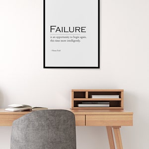 Failure is an Opportunity to Begin Again Henry Ford Quote, Digital ...