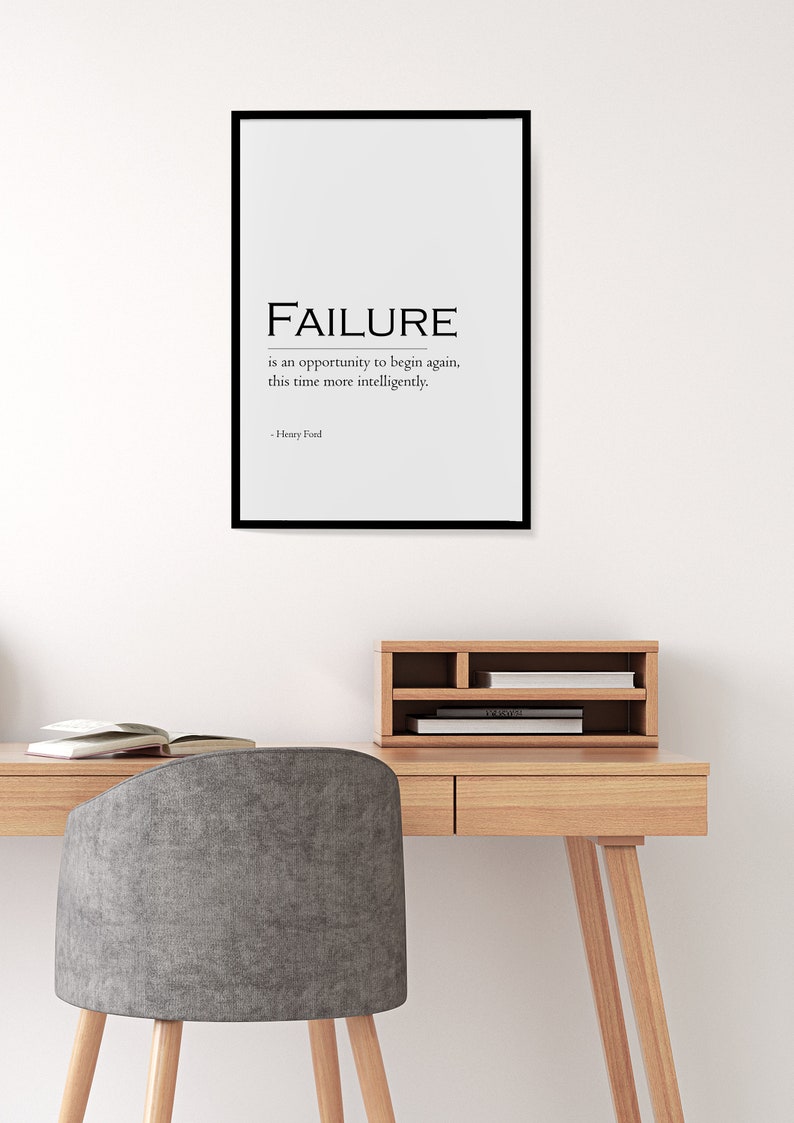 Failure is an Opportunity to Begin Again Henry Ford Quote, Digital ...