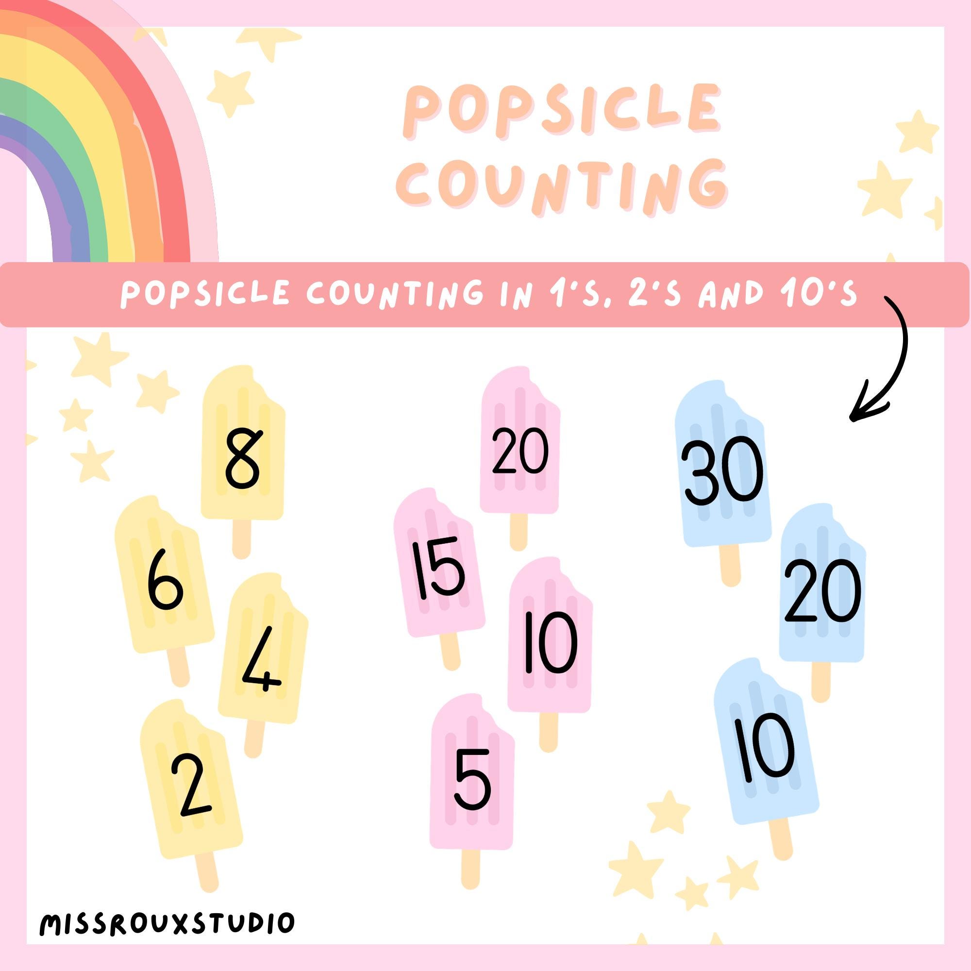 Counting In 10s Pictorial