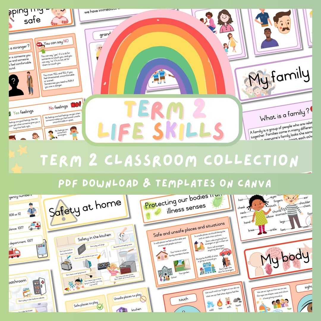 Grade 1 Life Skills Term 2 Bundle | My Body, Family, Safety (PDF ...