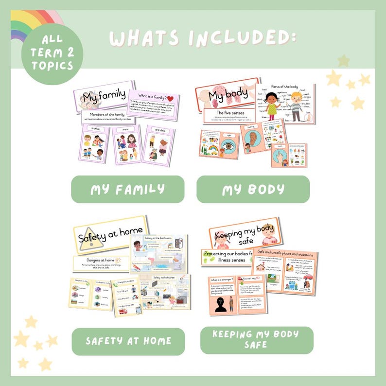 Grade 1 Life Skills Term 1 and 2 | CAPS Aligned Printable Bundle (PDF ...