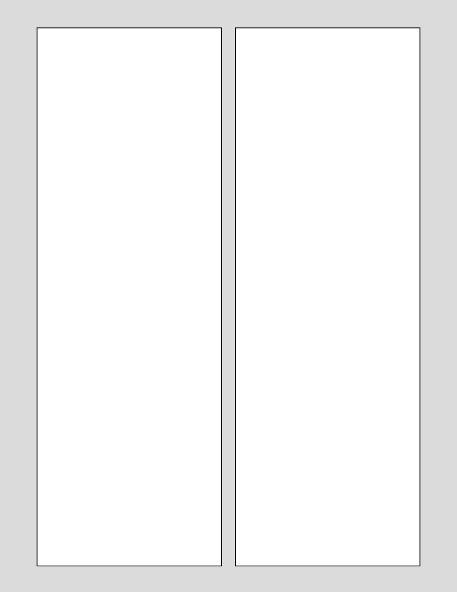 Comic Book Strip Templates Blank Digital Comic Book Anime Manga Book ...