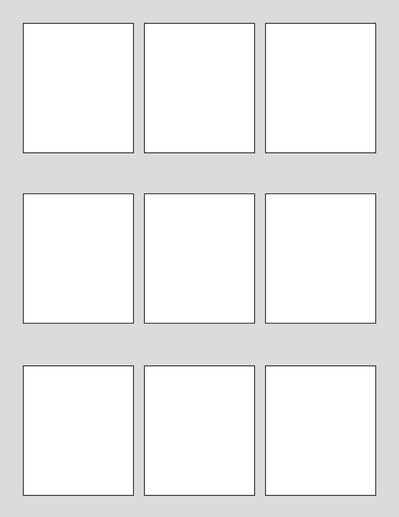 Comic Book Strip Templates Blank Digital Comic Book Anime Manga Book ...