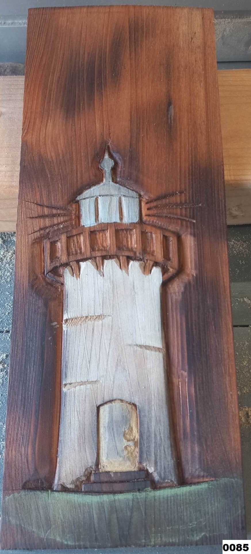 Hand Carved Art on a Shingle Lighthouse Wood Carving Wood - Etsy