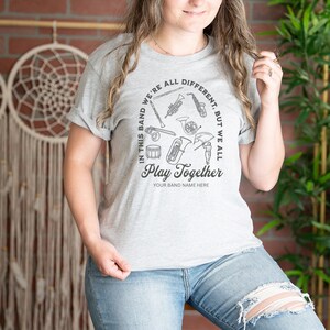 Custom Marching Band Tee,personalized Band Mom Shirt,band Mom,custom ...