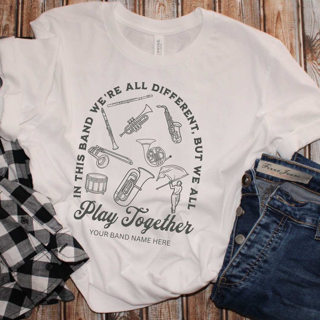 Custom Marching Band Tee,personalized Band Mom Shirt,band Mom,custom ...