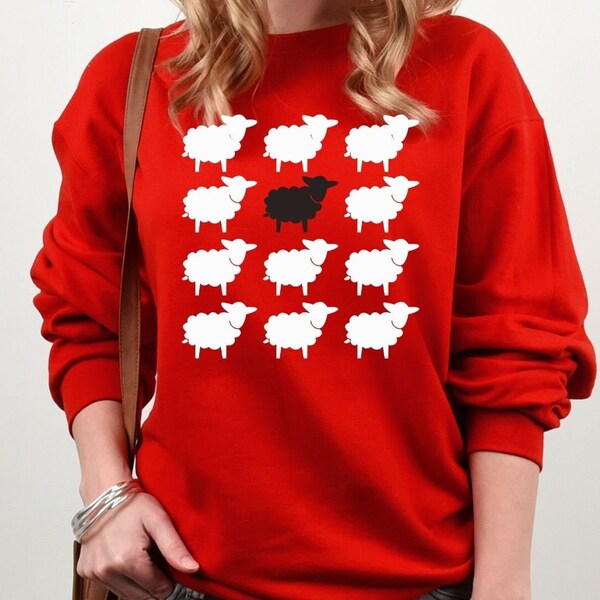 Black Sheep Sweater - Etsy