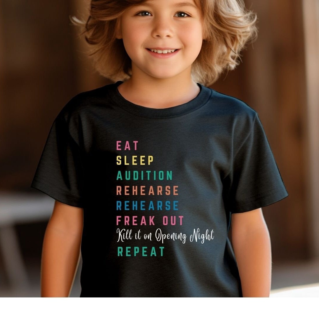 Custom Youth Theater Shirt,opening Night Shirt,stage Mom Shirt,actor ...