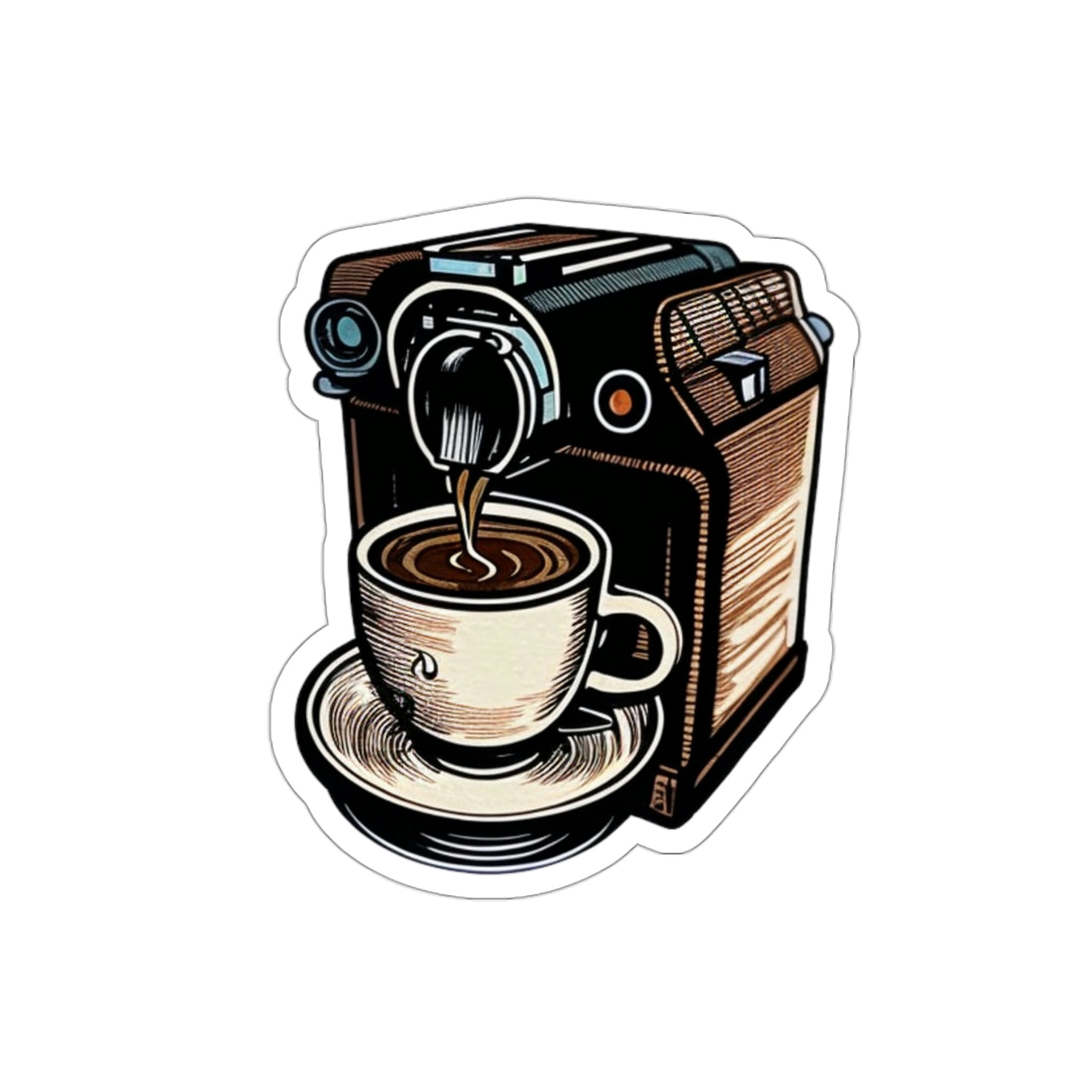 Espresso Shot Sticker | Barista Sticker, Espresso Machine Sticker ...