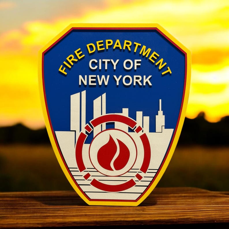 FDNY Replica Wall Plaques - Etsy
