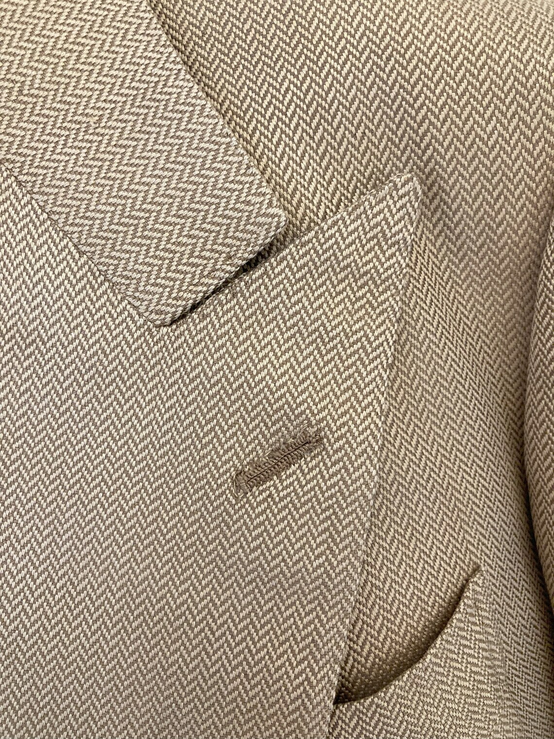 Bepsoke Edward Sexton Savile Row Tan Suit - Etsy