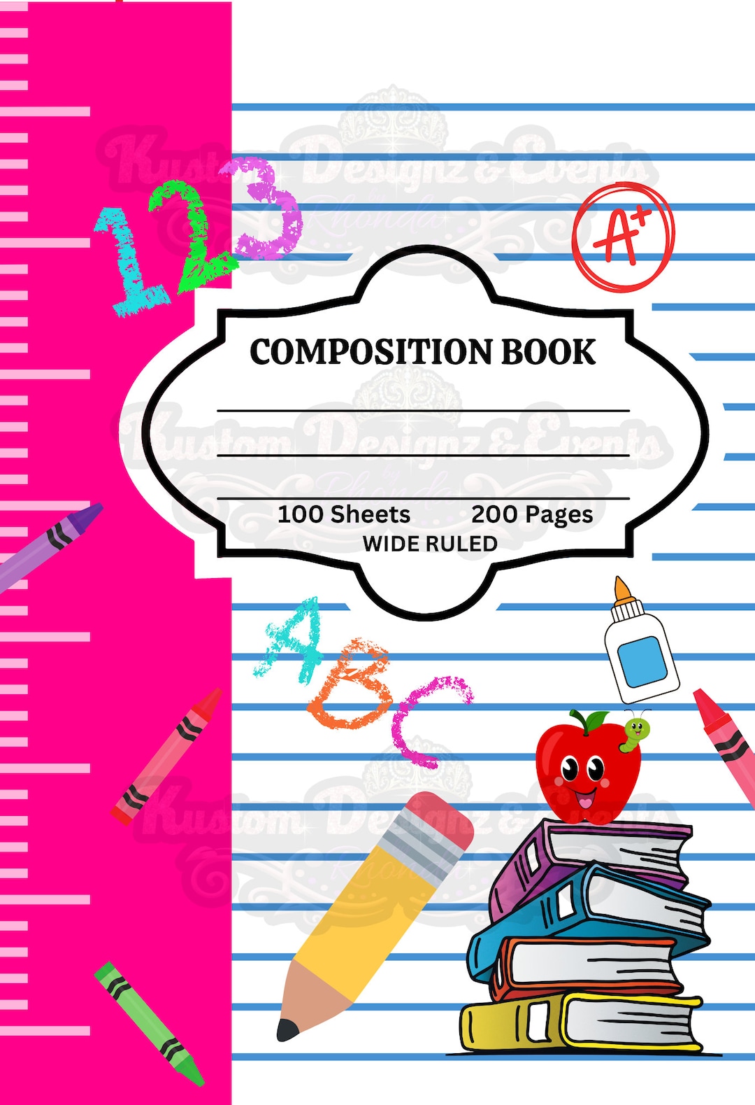 Composition Notebook PNG, Clipboard, Teacher, Back to School, End of ...