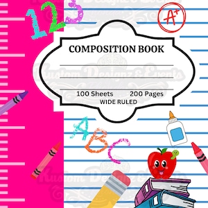 Composition Notebook PNG, Clipboard, Teacher, Back to School, End of ...