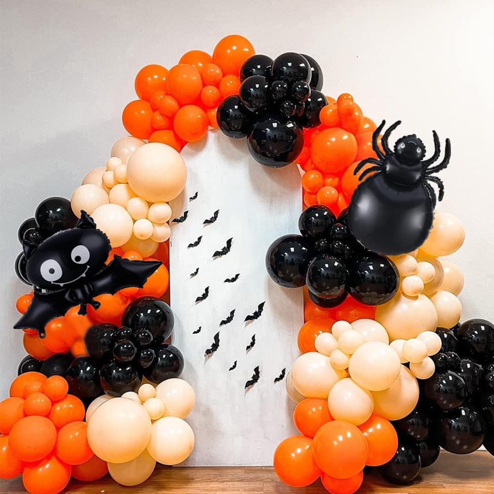 Halloween Balloon Garland Arch Kit 139pcs Orange Black - Etsy