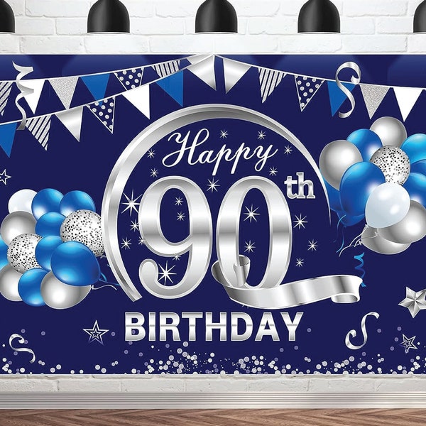 Banners Happy 90th Birthday - Etsy