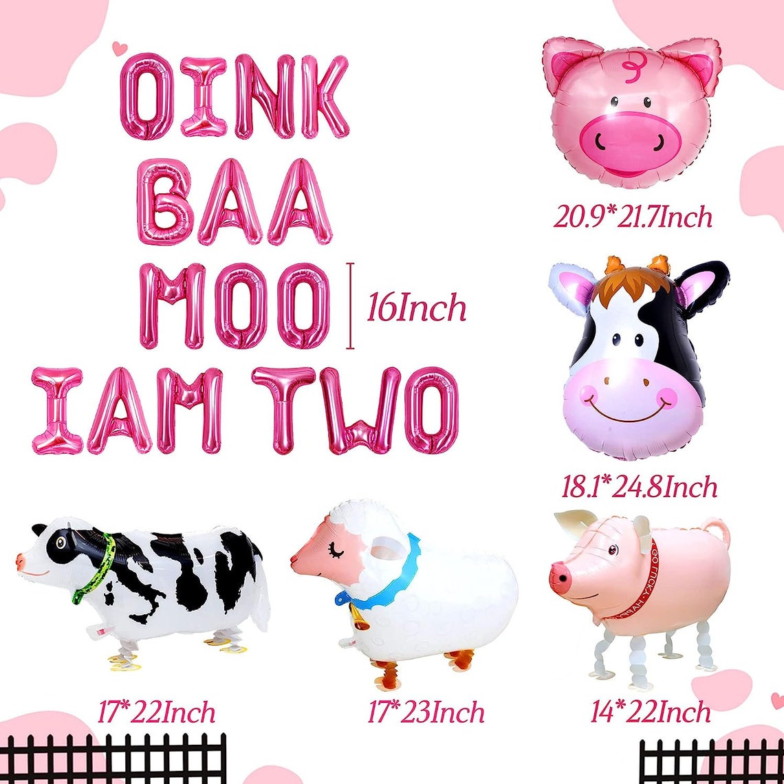 Pink Oink Baa Moo I Am Two Balloons Moo Moo I Am Two Balloon Farm 2nd ...