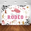 My First Rodeo Birthday Backdrop Boys Western Cowboy 1st Birthday Vinyl ...