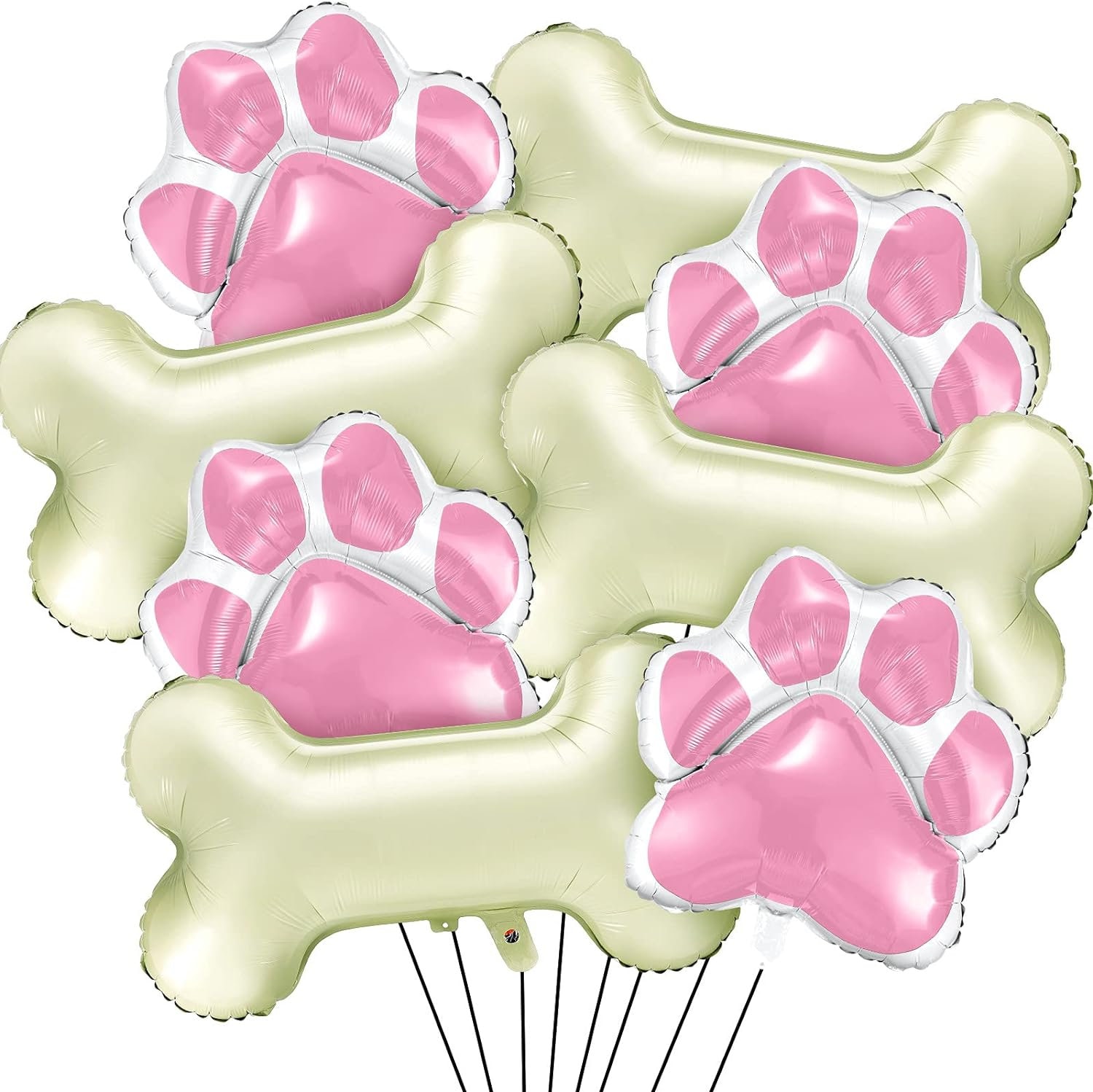 Pawty Party Decorations, Bone Shaped Balloons, Dog Birthday Party ...