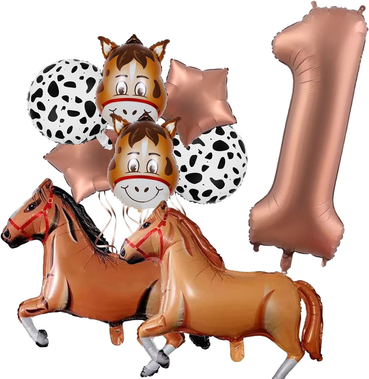 My First Rodeo Birthday Balloons Boys Western Cowboy 1st Birthday ...
