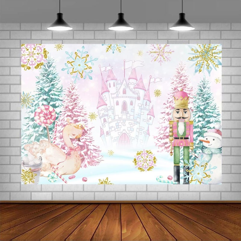 Pastel Christmas Backdrop - Etsy