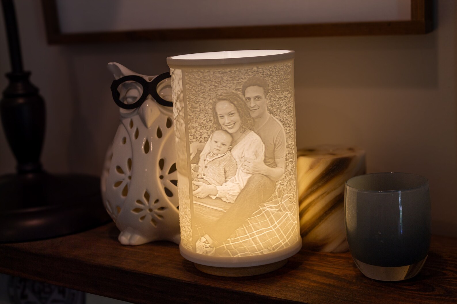 Custom Lithophane Table Light - Etsy