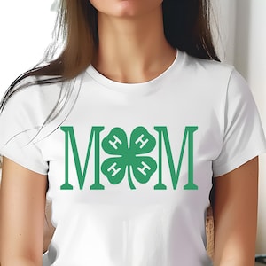 4-H Life Mom Shirts, 4-H Mom T-shirt, 4-H Life Tshirt, Lucky Goat ...