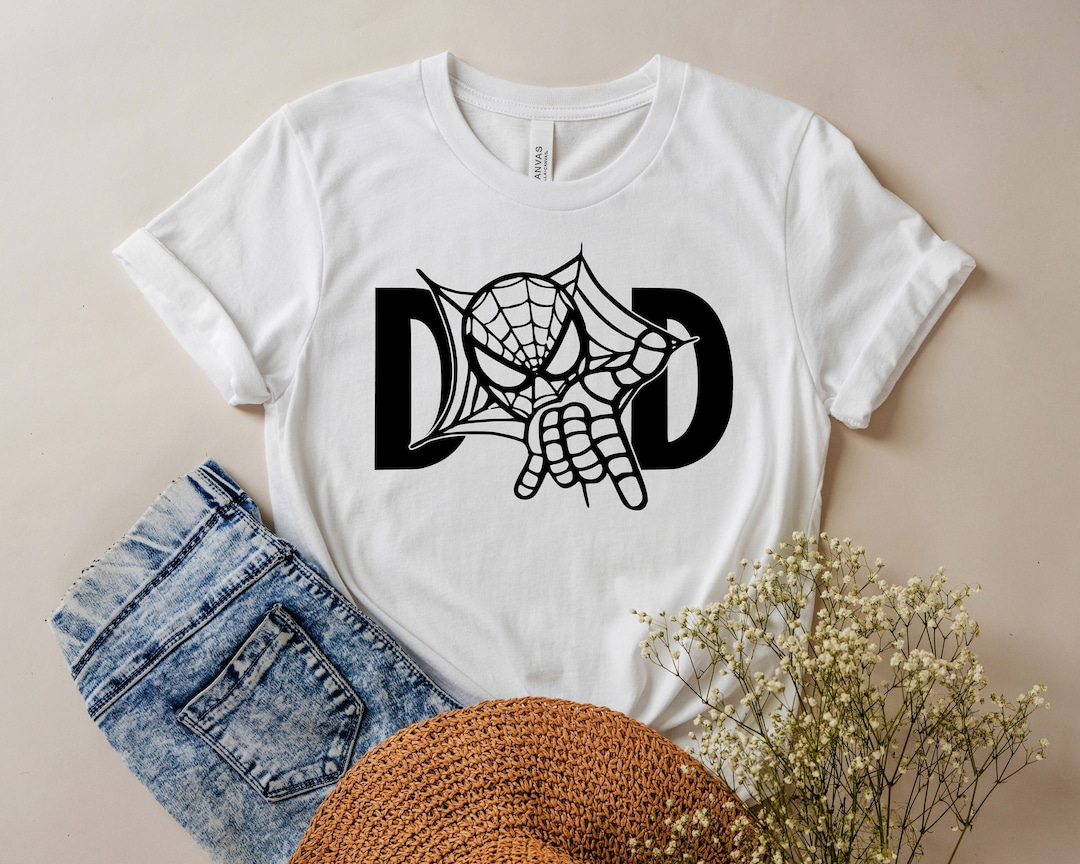Spider Dad Shirt, Spider Dad Tee, Costume Man Tshirt, Spider Man Tshirt ...