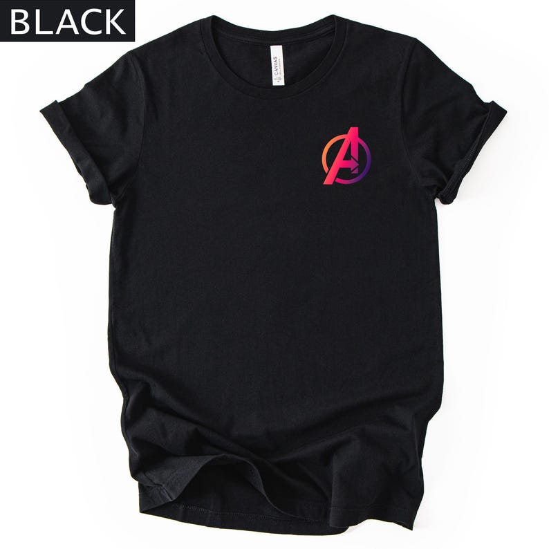 Pocket Size Avengers Tee, Minimal Avengers Shirt, Avengers T-shirt ...