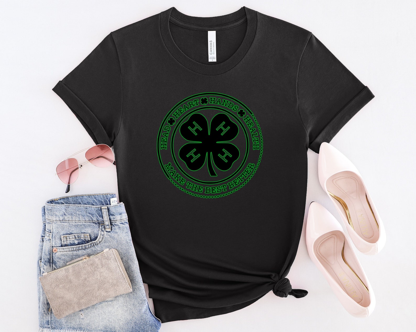 4-H Life Shirt 4-H Mom Shirt 4-H Dad T-shirt Lucky Goat - Etsy