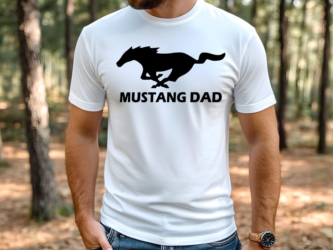 Ford Mustang Dad Tshirts, Mustang the Legend Lives Tee, American Muscle ...