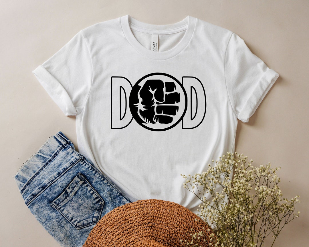 Hulk Dad Shirt, Avengers Dad T-shirt, Superhero Dad Tshirt, Marvel Dad ...