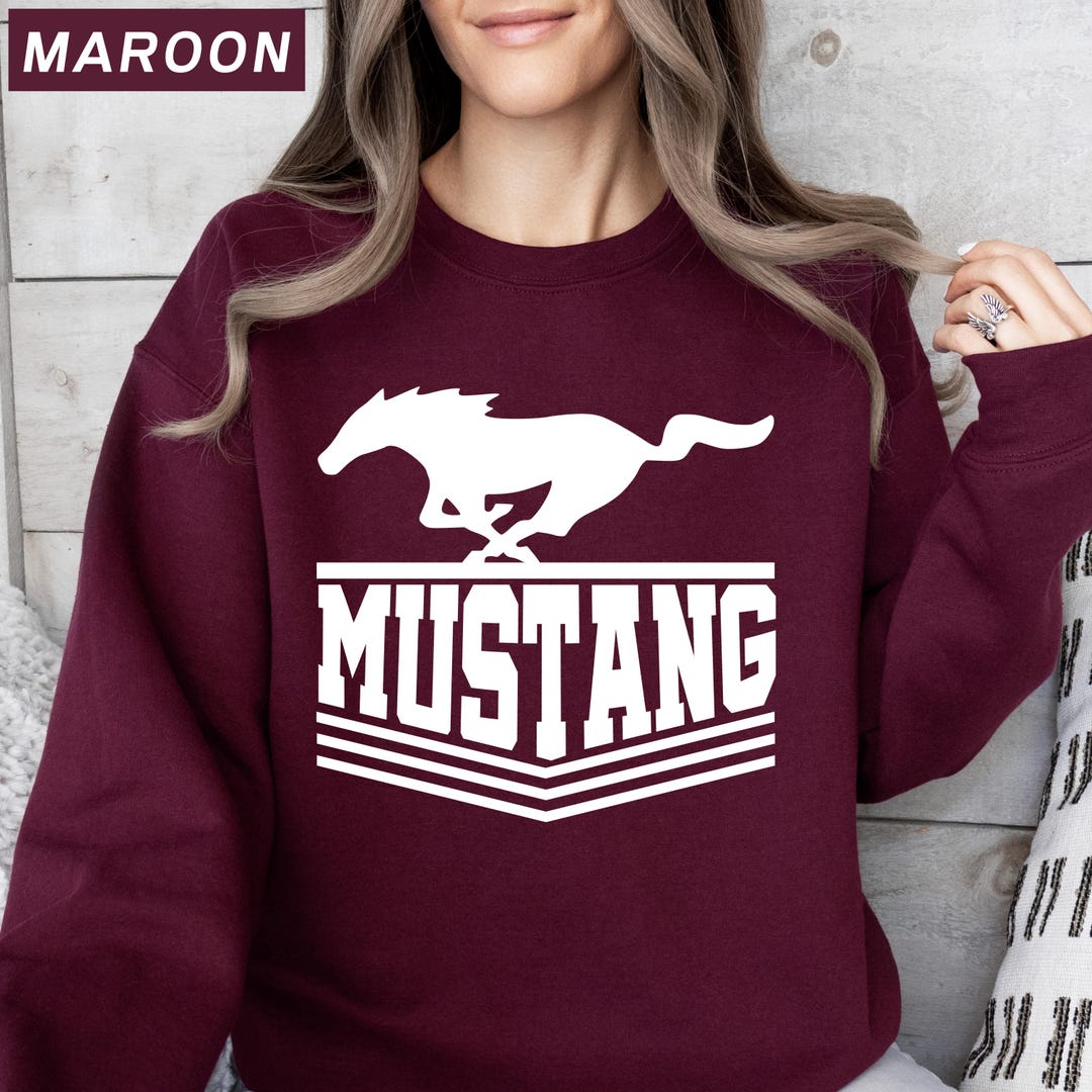 Gildan Ford Mustang Sweatshirt, Ford Hoodie, Mustang Sweater, Ford ...