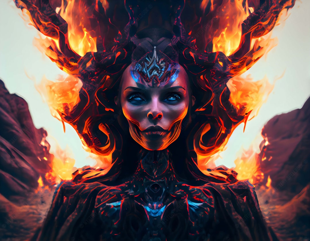 Goddess of Death Home Decor High Definition Wallpaper - Etsy