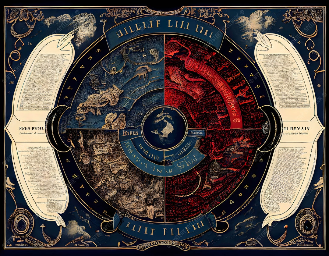 Ancient Map Home Decor High Definition Wallpaper Print Wall Art Poster ...