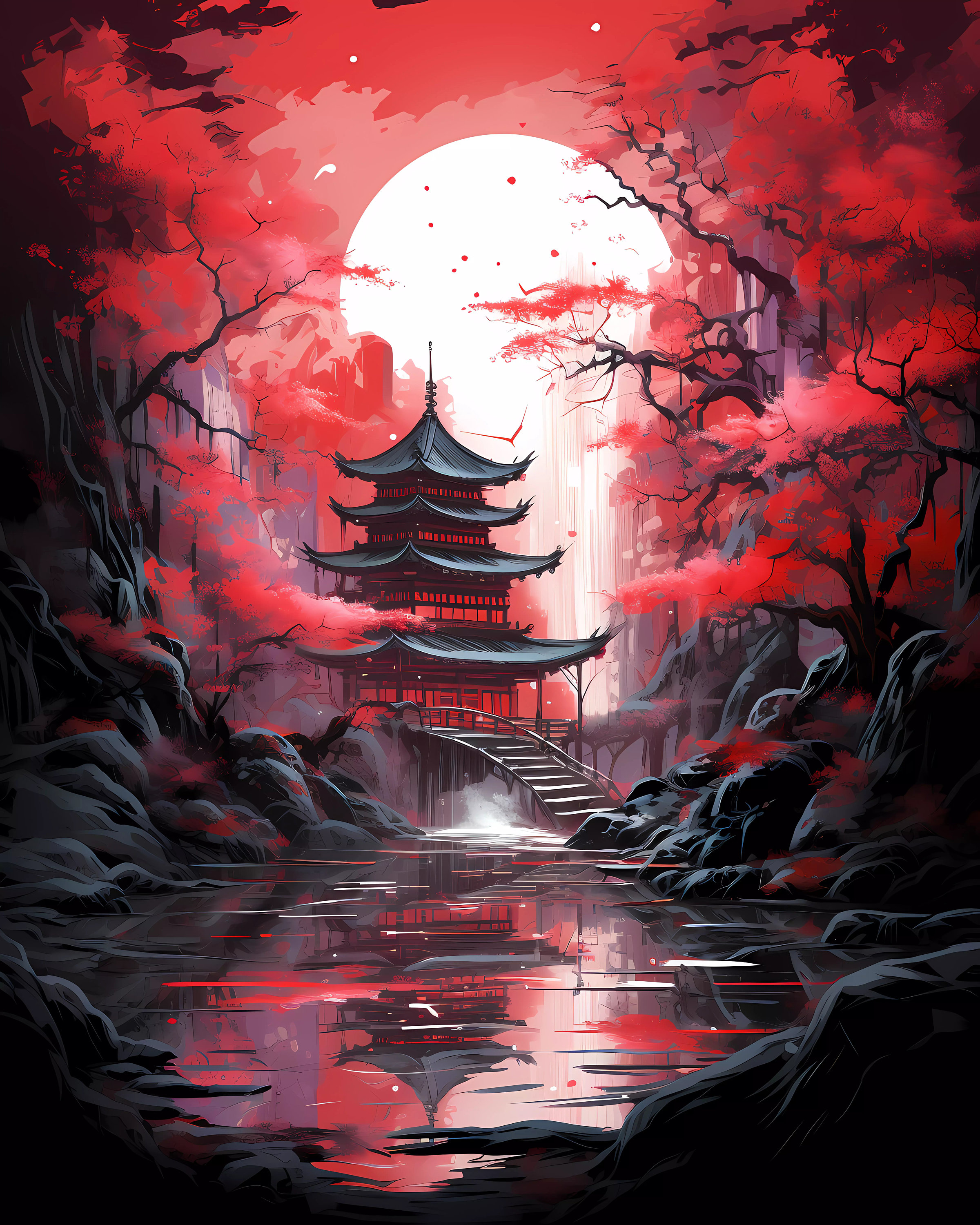 Japan Art Home Decor High Definition Wallpaper Print Wall Art Poster A0 ...