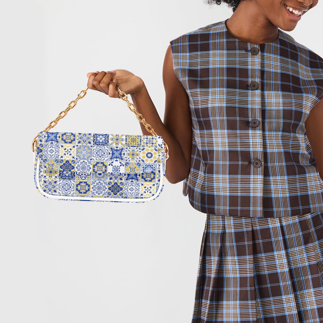Women’s Handbag With Azulejo Tile Pattern – Portuguese & Italian Tiles ...