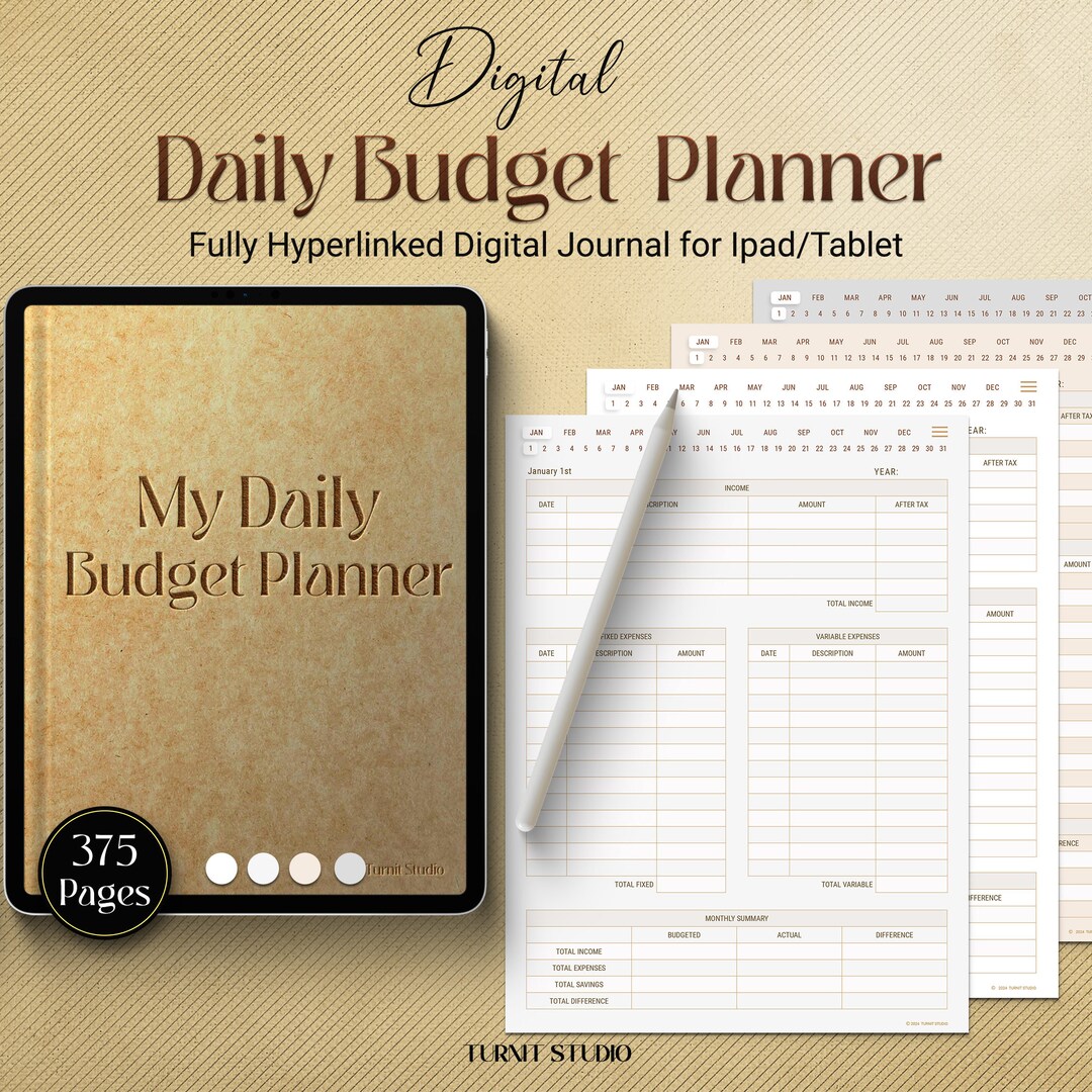 Digital Budget Planner, Finance Tracker, Finance Planner, Digital ...