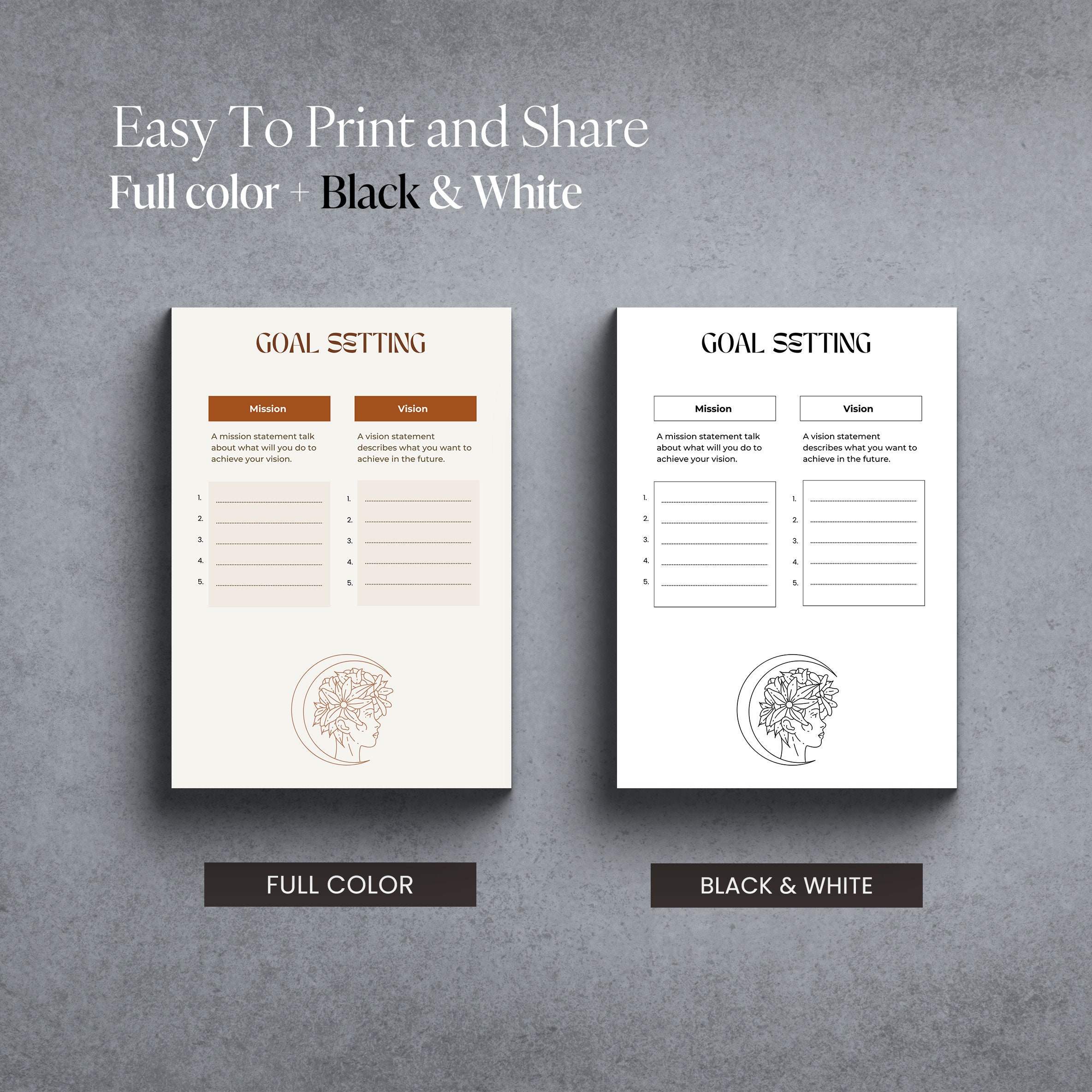 Goal Setting Workbook Canva Template: Lead Magnet for Coaches - Etsy