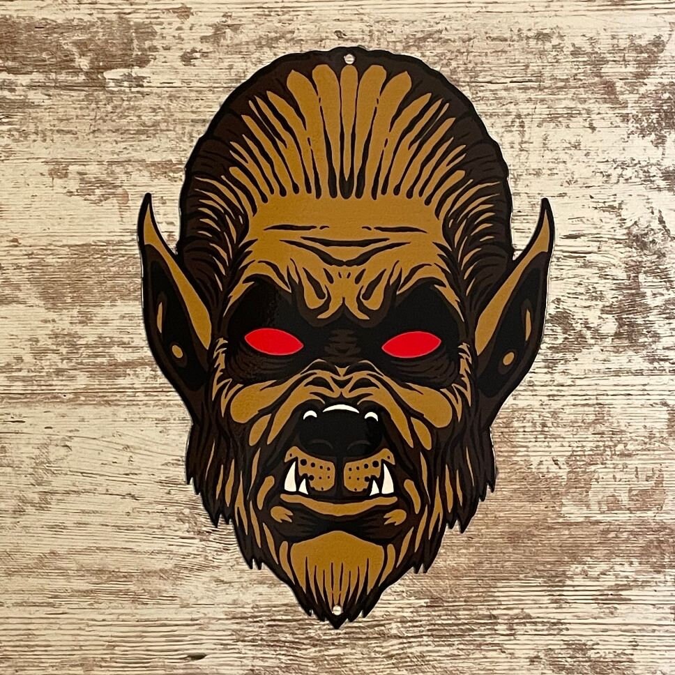 Wolfman Metal Sign - Etsy
