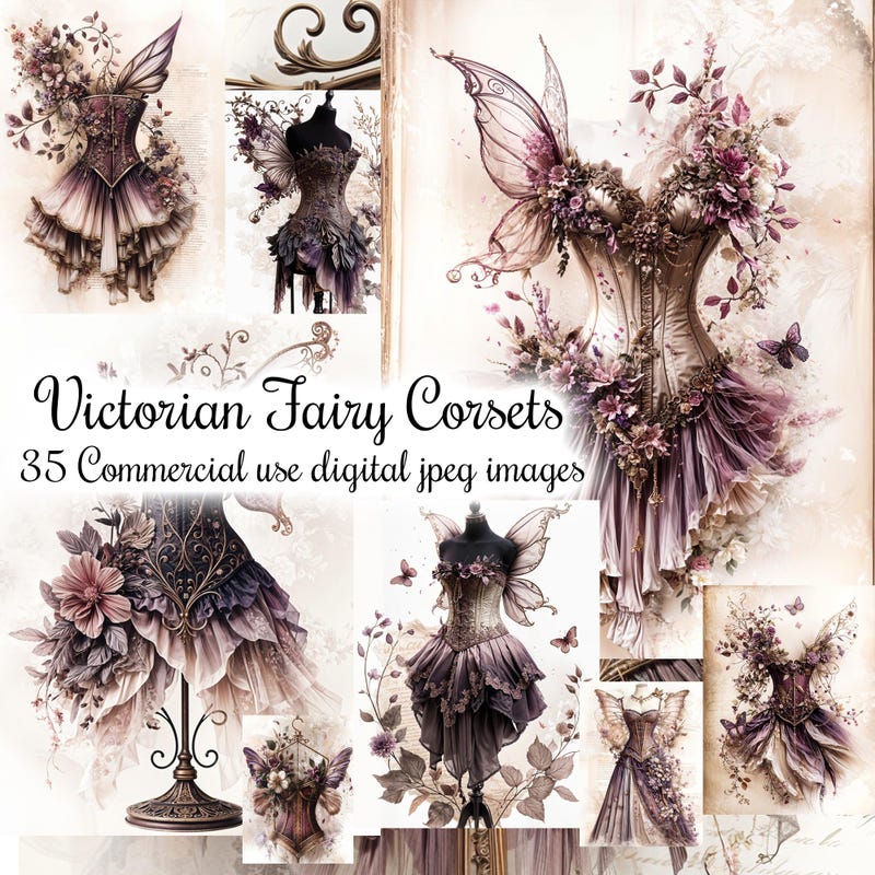 Purple Art Corset - Etsy