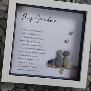 Personalised Grandma Poem, Granny, Nanny, Nan Gift, Pebble Art . Pebble ...
