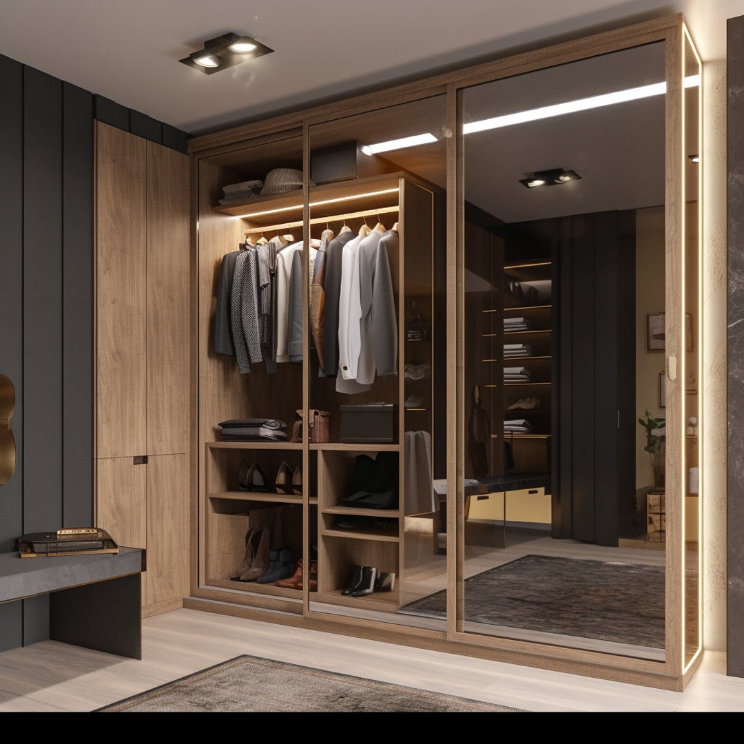 Closet ,residential Design, Single Room Design, Residential 3D ...