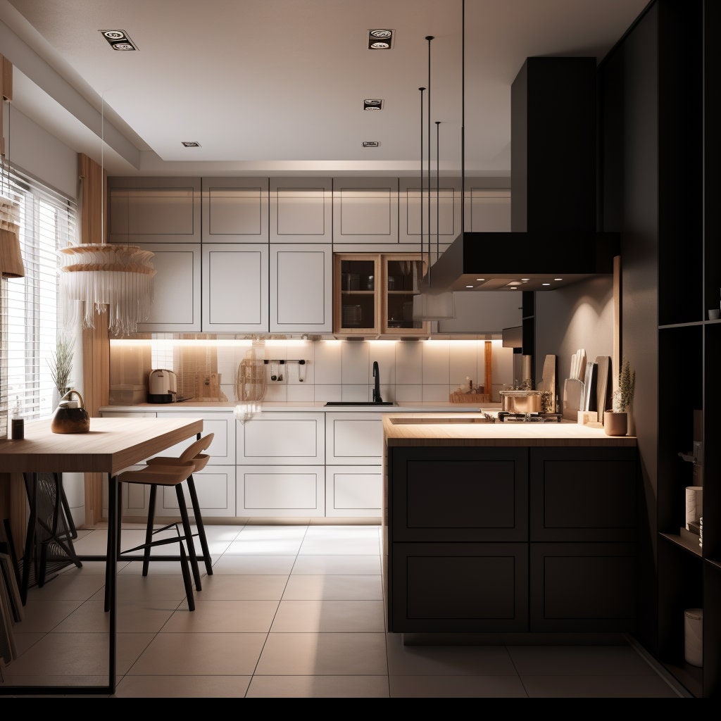 Kitchen ,residential Design, Residential 3D Modelling, 3D Rendering, E ...