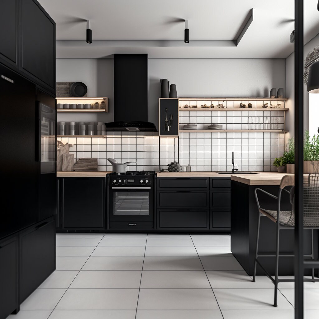 Kitchen ,residential Design, Residential 3D Modelling, 3D Rendering, E ...