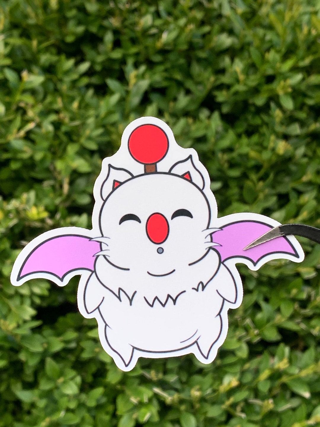 Moogle Sticker, Final Fantasy Sticker, Video Game, FFXIV, Moogle, Water ...