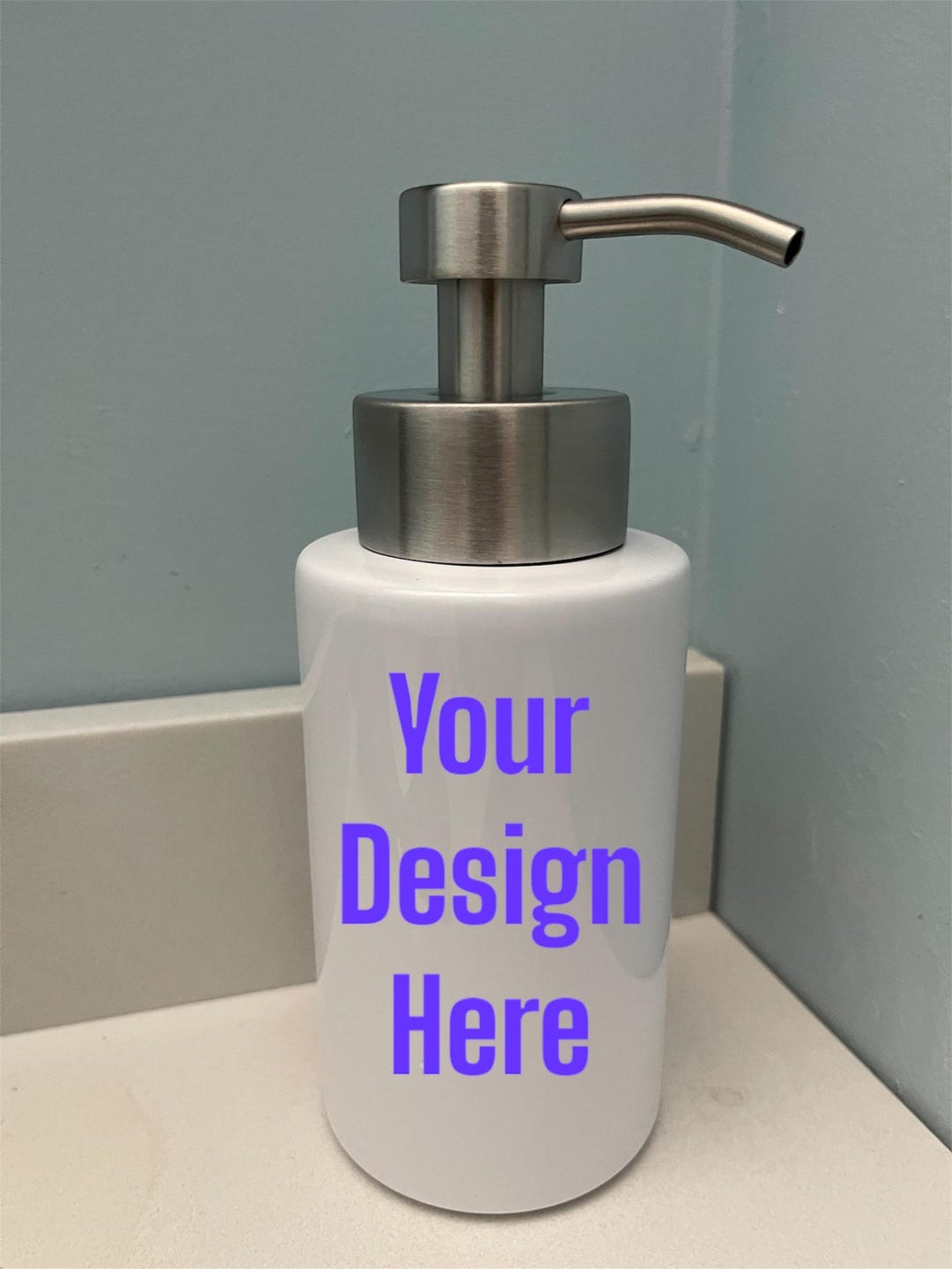 Personalized Soap Dispenser Custom Made Photo Soap Bottle Holiday Decor ...