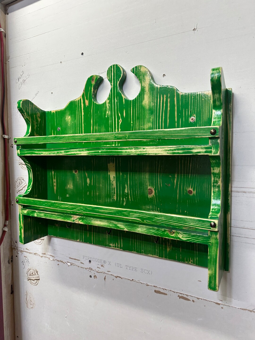 The Hulk: A Rustic Hand Made Spice Rack - Etsy