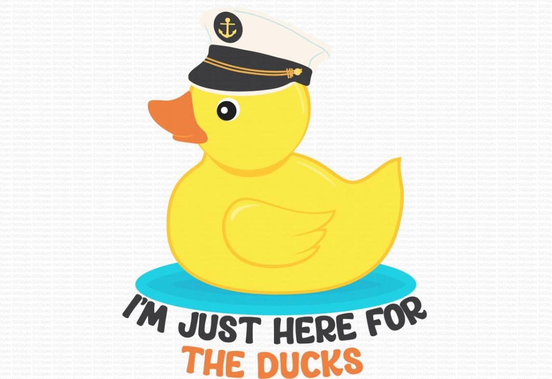 Cruising Duck SVG, I'm Just Here for the Ducks Cruise Shirt SVG Png ...